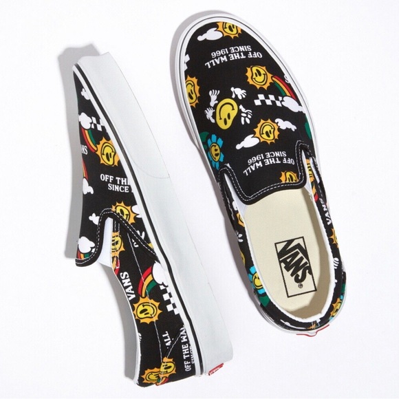 Vans | Shoes | Smiley Face Slip On Vans M85 W | Poshmark